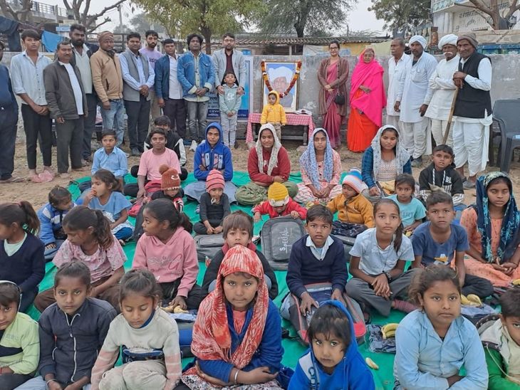 Sweaters and stationery items distributed to children in Niwai