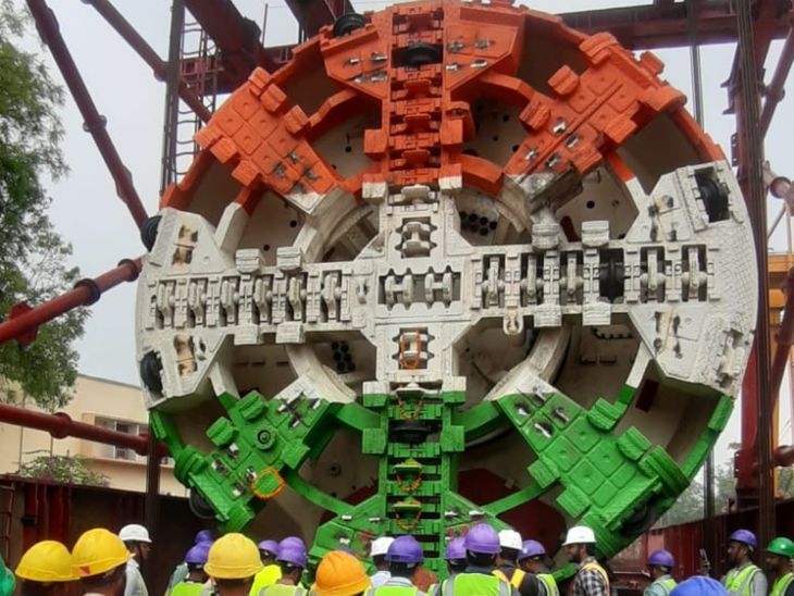 Bihar-Patna Museum to be connected, tunnel making machine arrived from ...