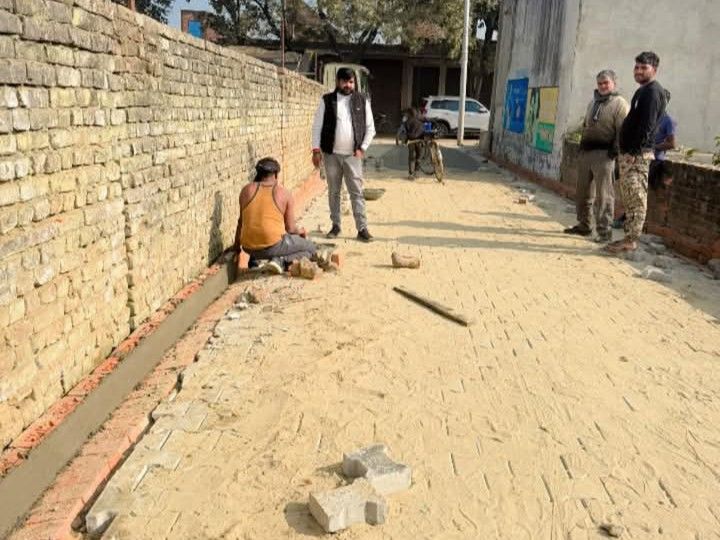 Inauguration of interlocking road in Mohanpura Gram Panchayat