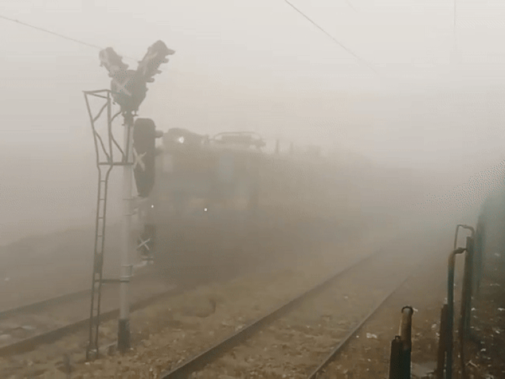More than 15 trains are delayed at Gorakhpur railway station.