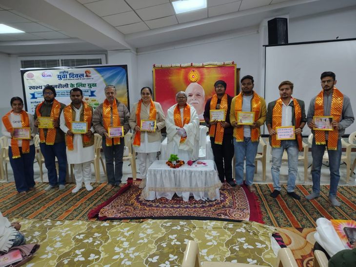 RTU Thought Lab Team honoured on National Youth Day at Brahma Kumaris Shakti Sarovar ...