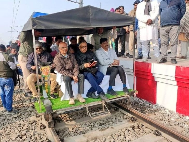 Supaul Bypass Railway Line CRS Inspection | Lalitgram Washing Pit