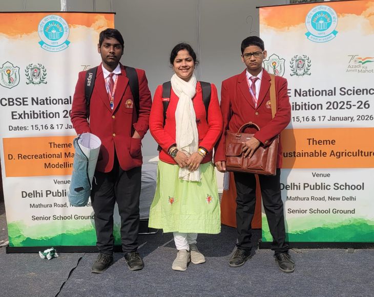 Ayyappa students excel in CBSE National Science Exhibition