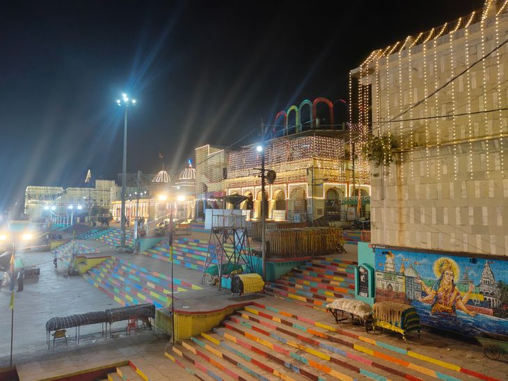Narmada Jayanti Mahotsav Begins At Sethani Ghat; Laser Show Depicts Maa ...