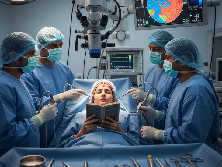 Jalandhar Womans Brain Tumor Removed While Awake