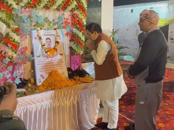 Energy Minister AK Sharma Visits Pakri, Pays Tribute to Virendra Rai