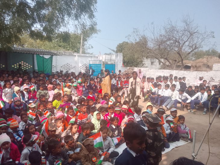 Sarajpur School Republic Day | Students Cultural Programs Inauguration