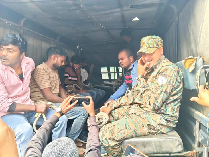 Meanwhile, seven people were detained in connection with the stone ...