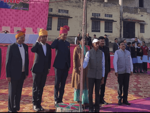Chomu 77th Republic Day Celebration: SDM Honors 116 Personnel