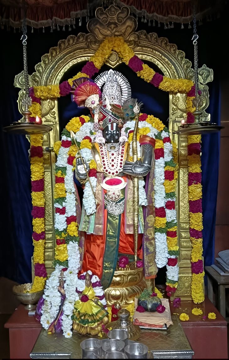 Shri Venkatesh Balaji will go on a city tour today with Bhudevi and ...