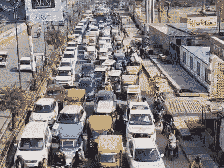 Gorakhpur Traffic Jam | Tarang Crossing to Gorkhnath Temple Overbridge
