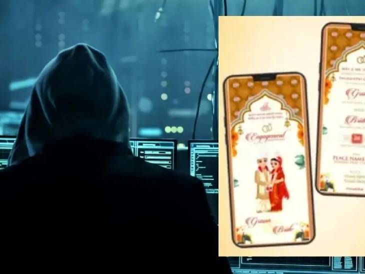 Mobile phones hacked as soon as people clicked on the wedding card