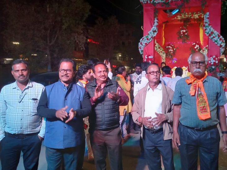 Balaghat Shiva Sai Temple Ram Darbar Pran Pratishtha Shobhayatra Begins