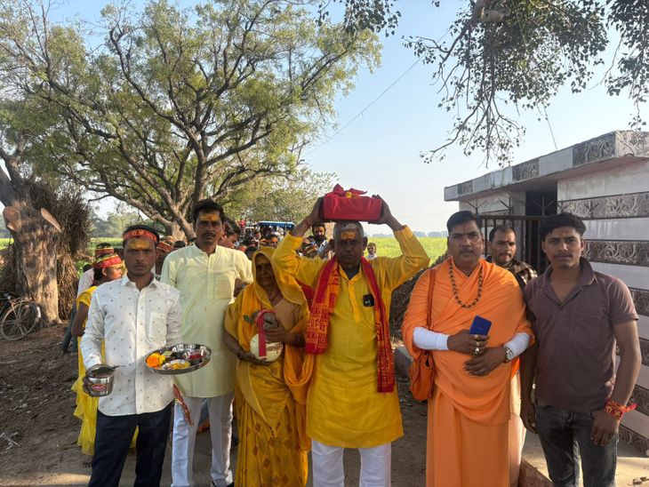 Balaji Mandir Kalash Yatra & Shrimad Bhagwat Katha Inauguration in ...