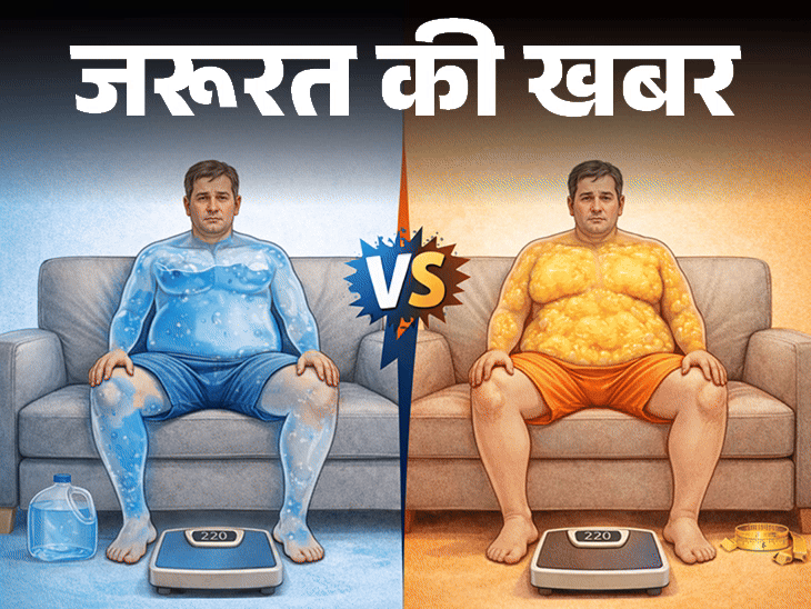 Water Weight Vs Body Fat; Warning Signs - Health Risk | Sodium Hormones ...