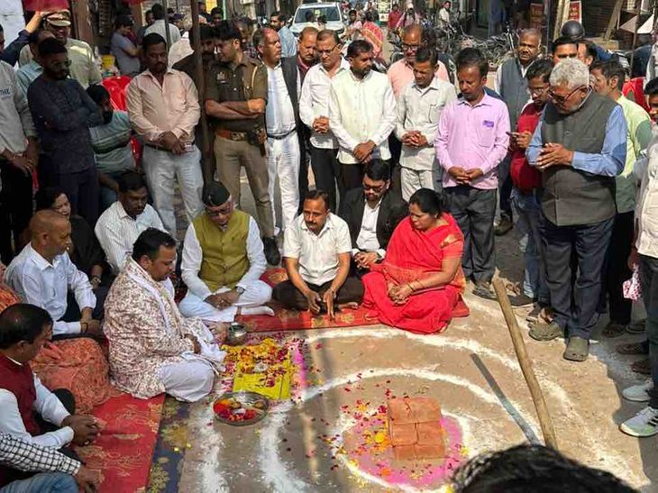 Lucknow North MLA Neeraj Bora Inaugurates Road & Drain Projects Worth ₹2 Cr