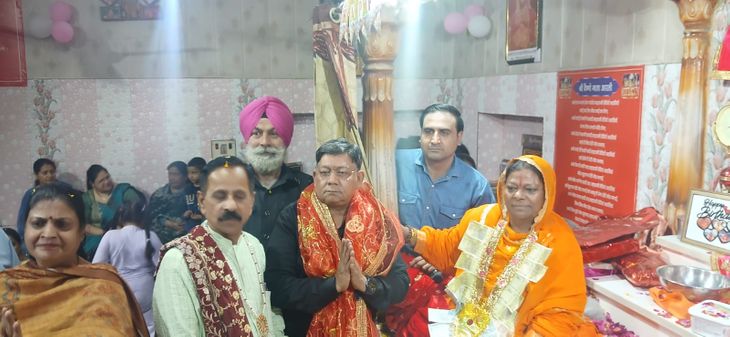 Celebrated the birthday of Mata Sharda Maheshwari
