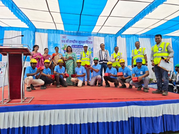 National Safety Day celebrated at NTPC Lara, employees administered ...