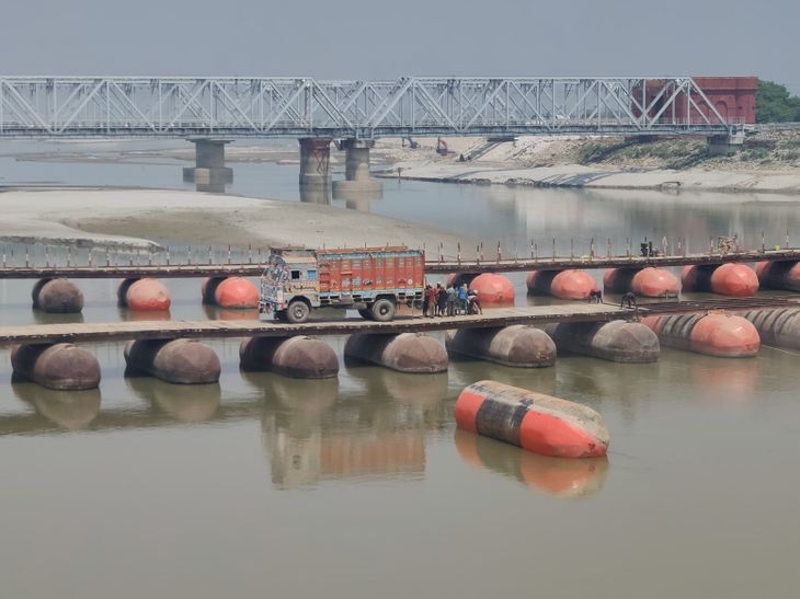 Barabanki Bridge Repair: Sanjay Setu Traffic Stop; Ghaghra River Pipa ...