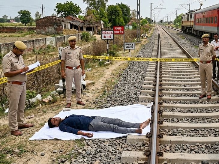 Unknown Youth Train Accident Death | Pahar Police Investigation