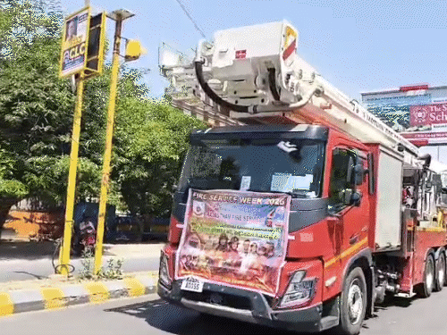 Alwar Fire Safety Rally: 7 Fire Trucks Create Alarm; Awareness Program ...