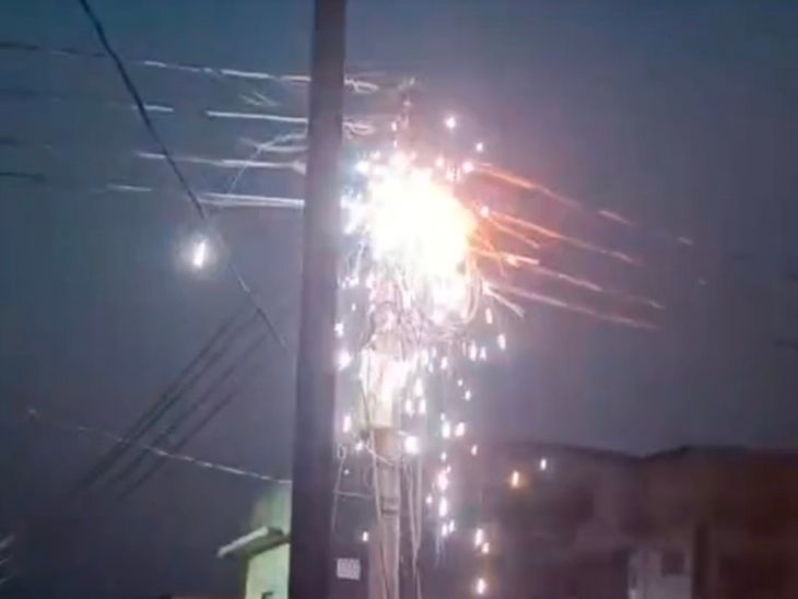 Baria Power Outage | Cable Sparking Due to Overload