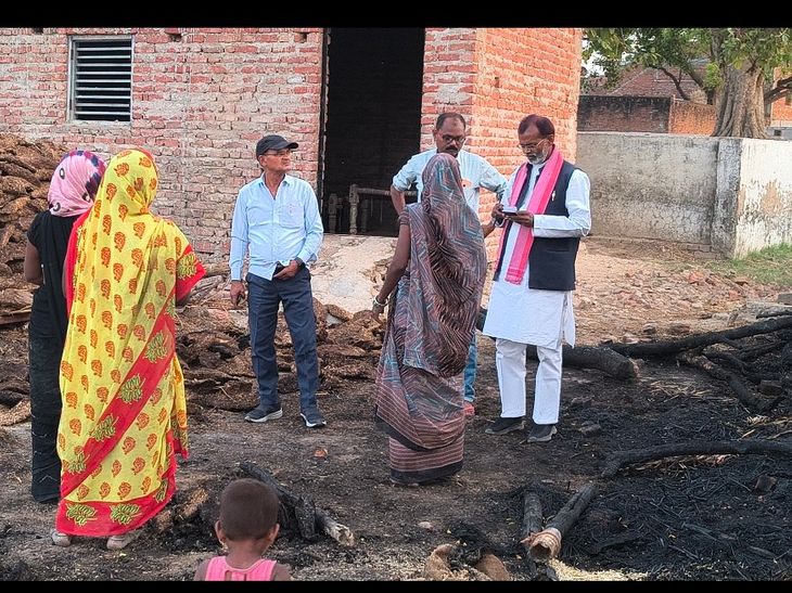 Moharab Village Gosala Fire | Heifer Burnt, Cow Death