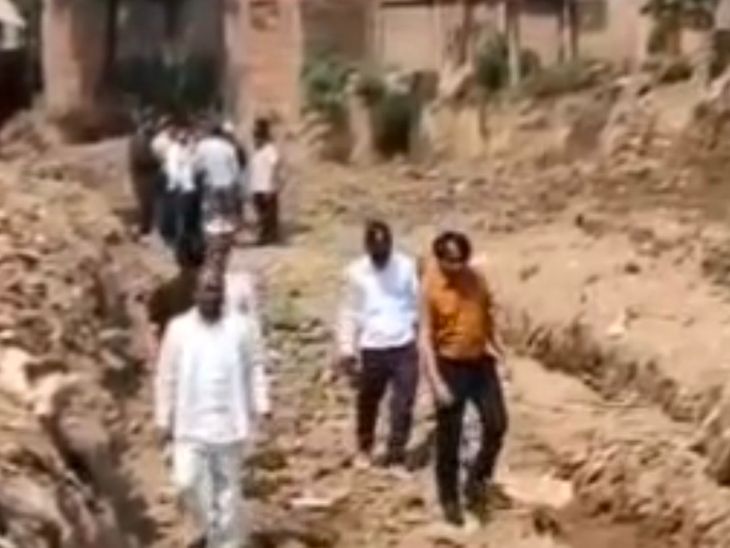 Ballia Kathal Nala Construction Nears Completion Before Monsoon