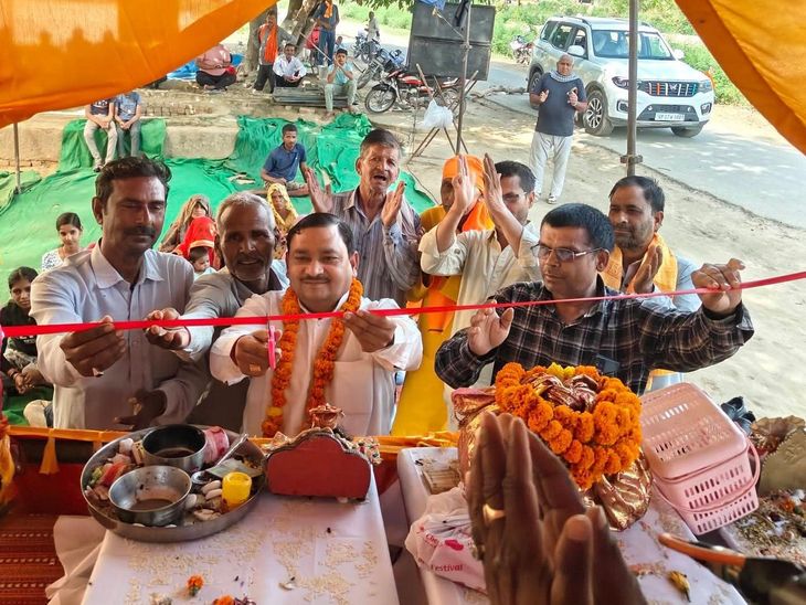 Sherpur Shiv Mandir Bhagwat Katha Inauguration | Kasganj Kalash Yatra