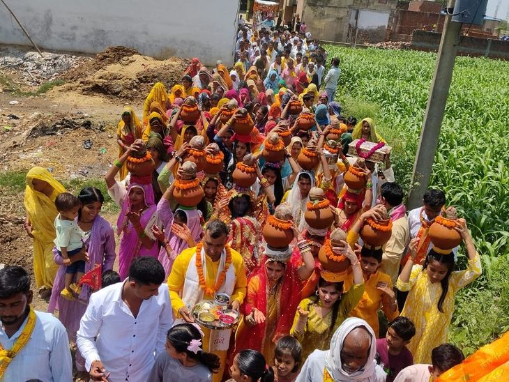 Bhagwat Katha Inauguration in Mursans Surtia Village | Kalash Yatra