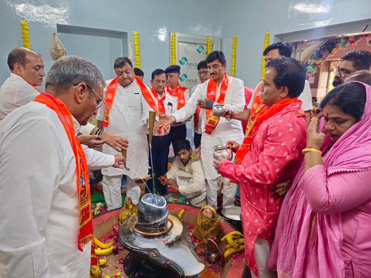Hanumangarh Somnath Swabhiman Parv: Rudrabhishek, Pooja & Womens Kalash ...