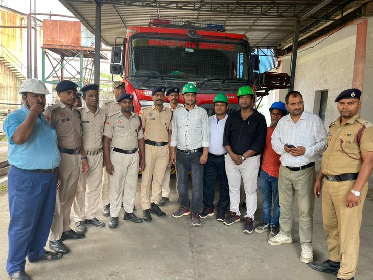 Bihar Fire Service & Company Team Drill | HPC Plant Fire Safety Mock