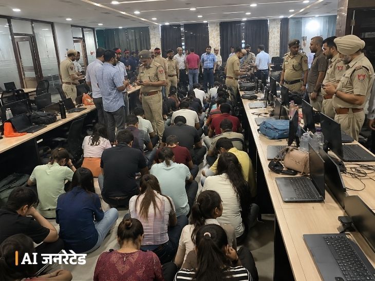 Ludhiana Call Center Raid: 100+ Detained in Scam Bust