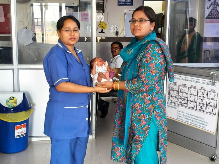 Surajpur Health Center Newborn Found in Cradle | CCTV Footage