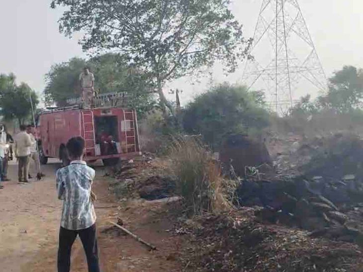 Fire in Bitola at Mathbadaleshwar Village | Fire Brigade Acts Swiftly
