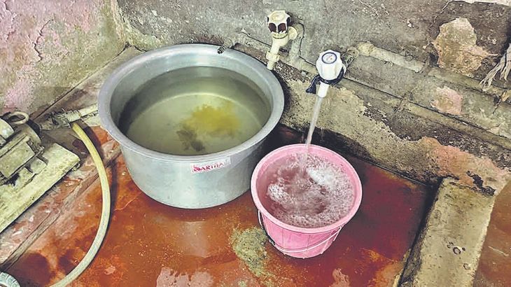 Dirty and smelly water has been coming into homes for the last 5 months ...
