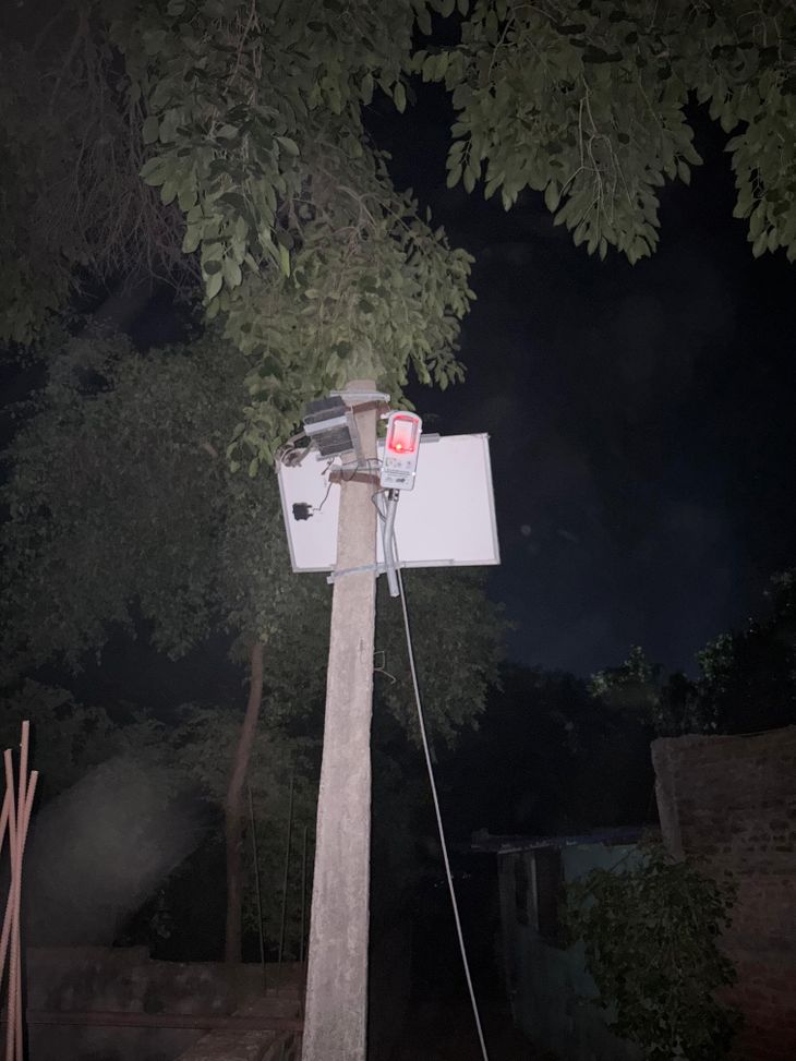 Thousands of solar street lights are out of order in the district.