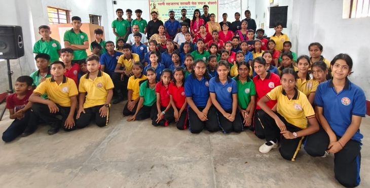 Seven-day summer camp concludes, children showcase their sporting talent