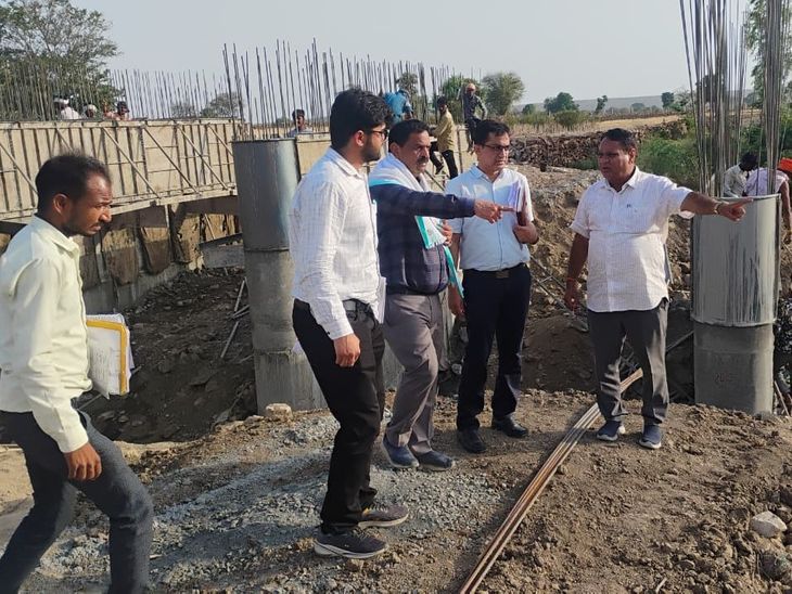 Chief Engineer Visits Chhapi Dam; Quality & Timely Completion Instructions