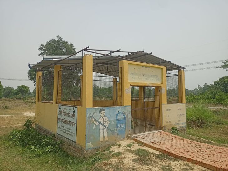 Ayodhya Solid Waste Center Roof Blown Off; Village Neglected