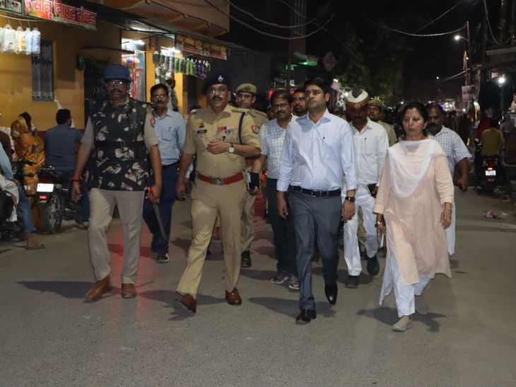Mau Muhammadabad Bakrid Security | DM SP Patrol Photos