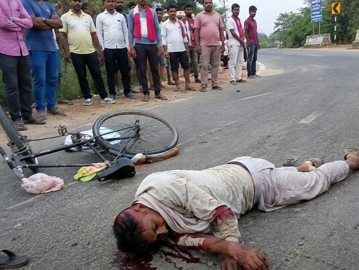 Chhatoh Bike Accident | Ramsejivan Cyclist Injured, Driver Flees