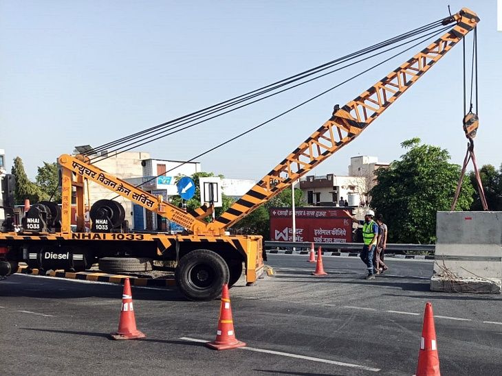 Rajsamand Median Cut Closed | Road Safety Action by Admin