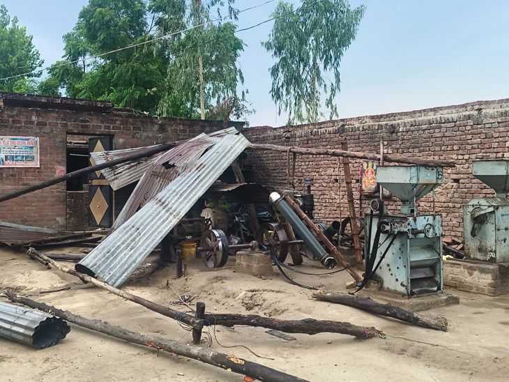Bahraich House Tin Damage | Velhan Maheshpur High Winds