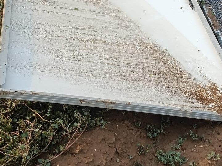 Sadabad Cold Storage Damaged by Storm | Solar Panels Uprooted