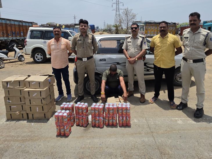 Dewas Illegal Liquor Seized Near Reti Mandi; One Arrested