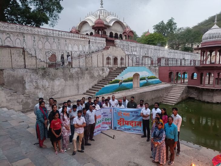 A cycle rally was organised to spread the message of water conservation ...