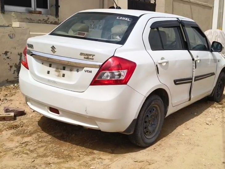 Ratangarh Car Tyres & Number Plates Stolen | Unknown Thieves