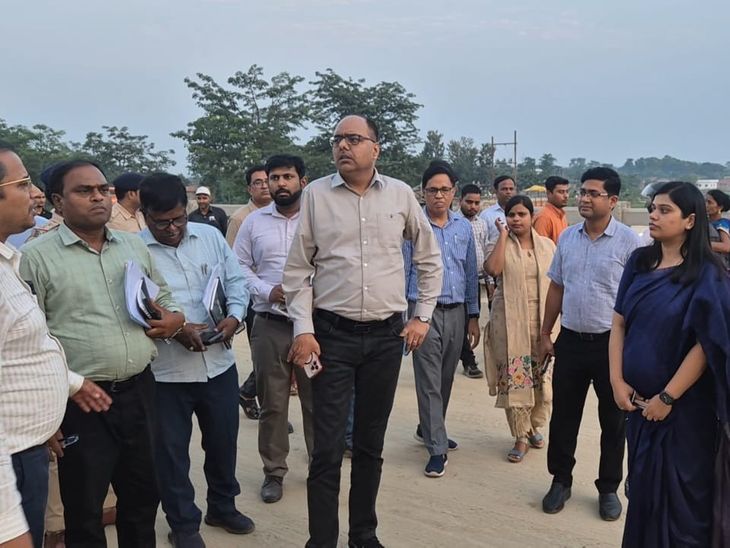 Shivhar Dam Construction Review | Chandrashekhar Singh Praises DM ...