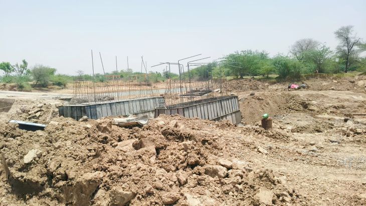 The culvert, being constructed at a cost of 83 lakh rupees, will ...